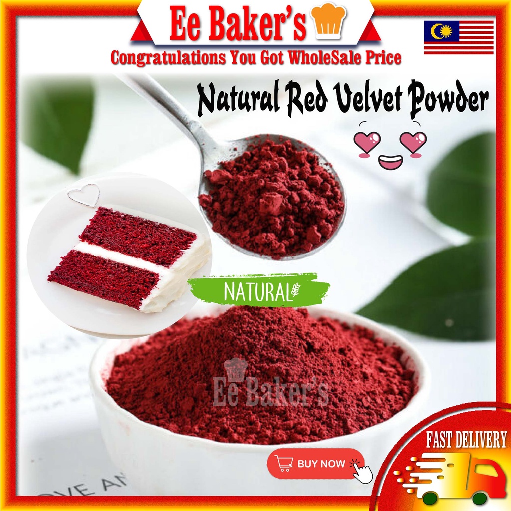 Natural Red Velvet Powder Red Yeast Rice Powder Red Velvet Cake Powder ...