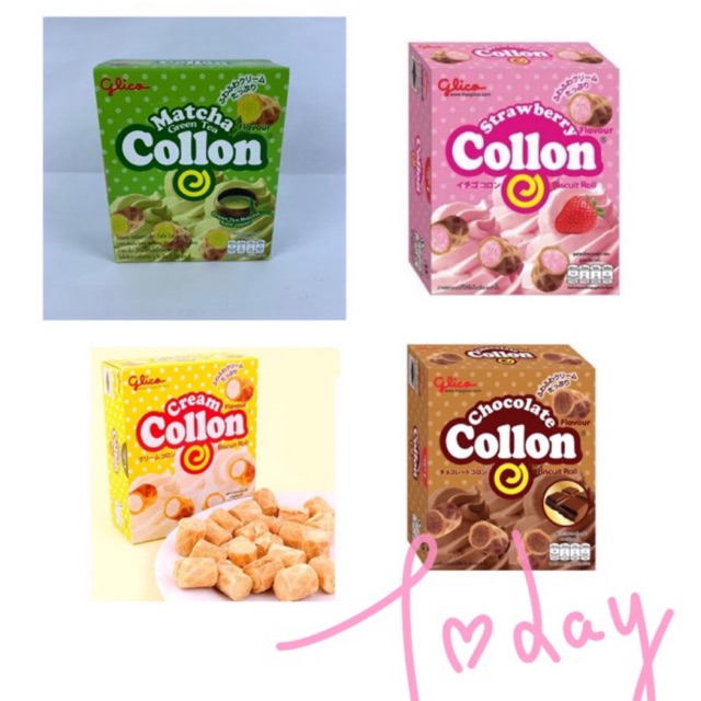 Thailand Halal Glico Collon Biscuit Roll 泰國夾心餅乾 54g | Shopee Malaysia
