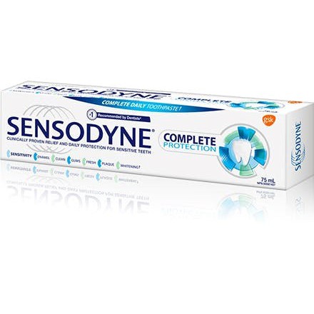 Sensodyne Complete Protection toothpaste 100g + FREE Sensodyne ...