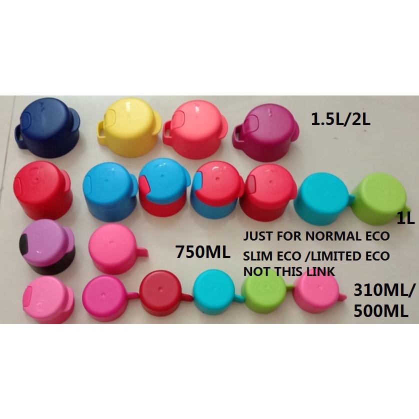 Tupperware Spare Part bottle cap(500ML/310ML/750ml/1L/2L Flip Top Cap ...