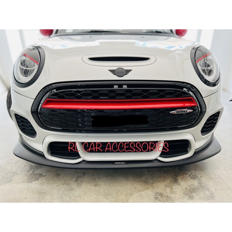 Mini Cooper f56 JCW bumper add gigamot carbon fiber front lip skirt ...