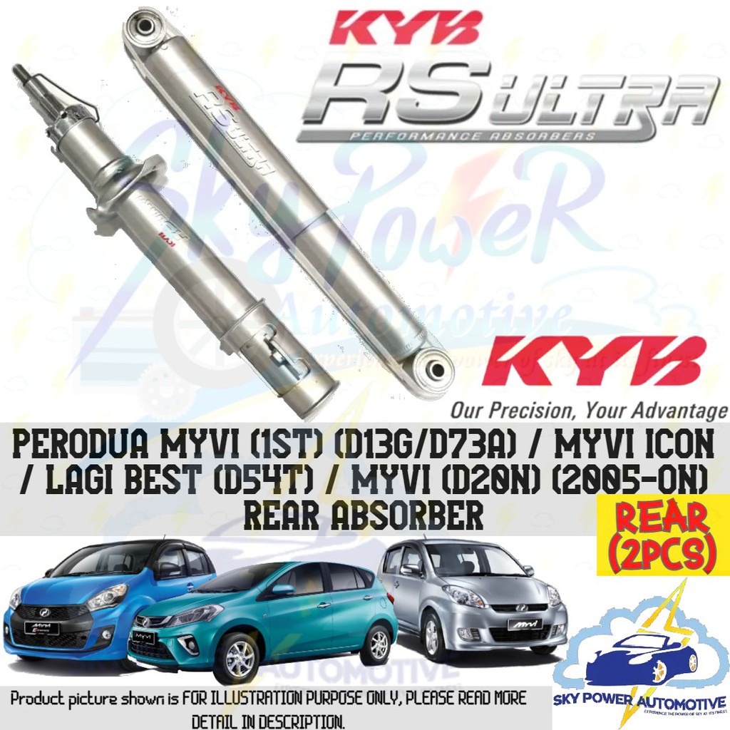 PERODUA MYVI OLD / ICON / LAGI BEST / NEW D20N KAYABA (KYB) RS ULTRA H/D & HIGH PERFORMANCE ...