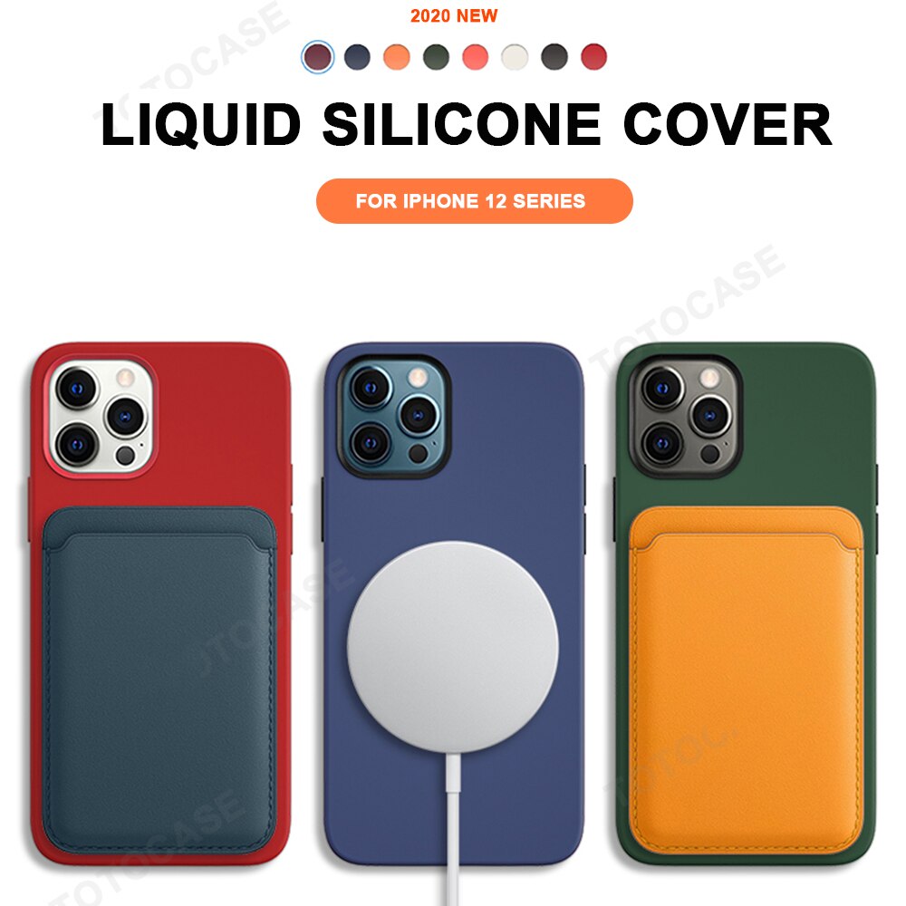 Official Original Magsafe Liquid Silicone Case For Apple iPhone 12 Pro ...