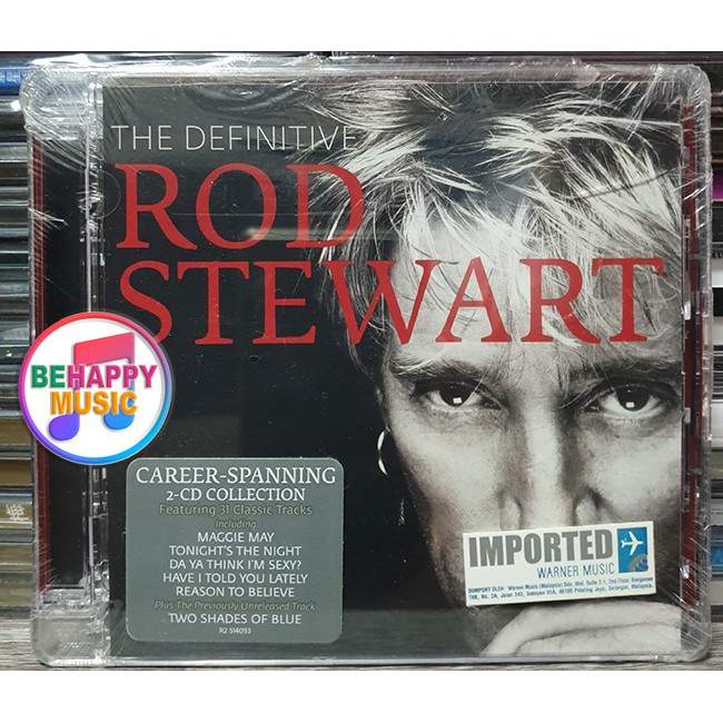 Rod Stewart - The Definitive 2008 (Printed in USA) 2CD | Shopee Malaysia