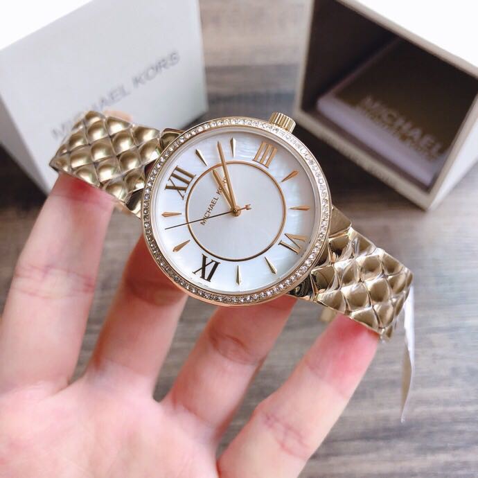 Original Michael Kors MK women watch MK3704 35mm dial stainless steel ...