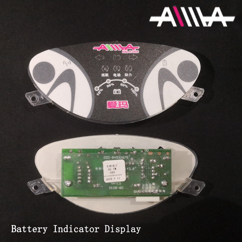 AIMA 48V BATTERY INDICATOR DISPLAY OR PCB BOARD COVER | Shopee Malaysia