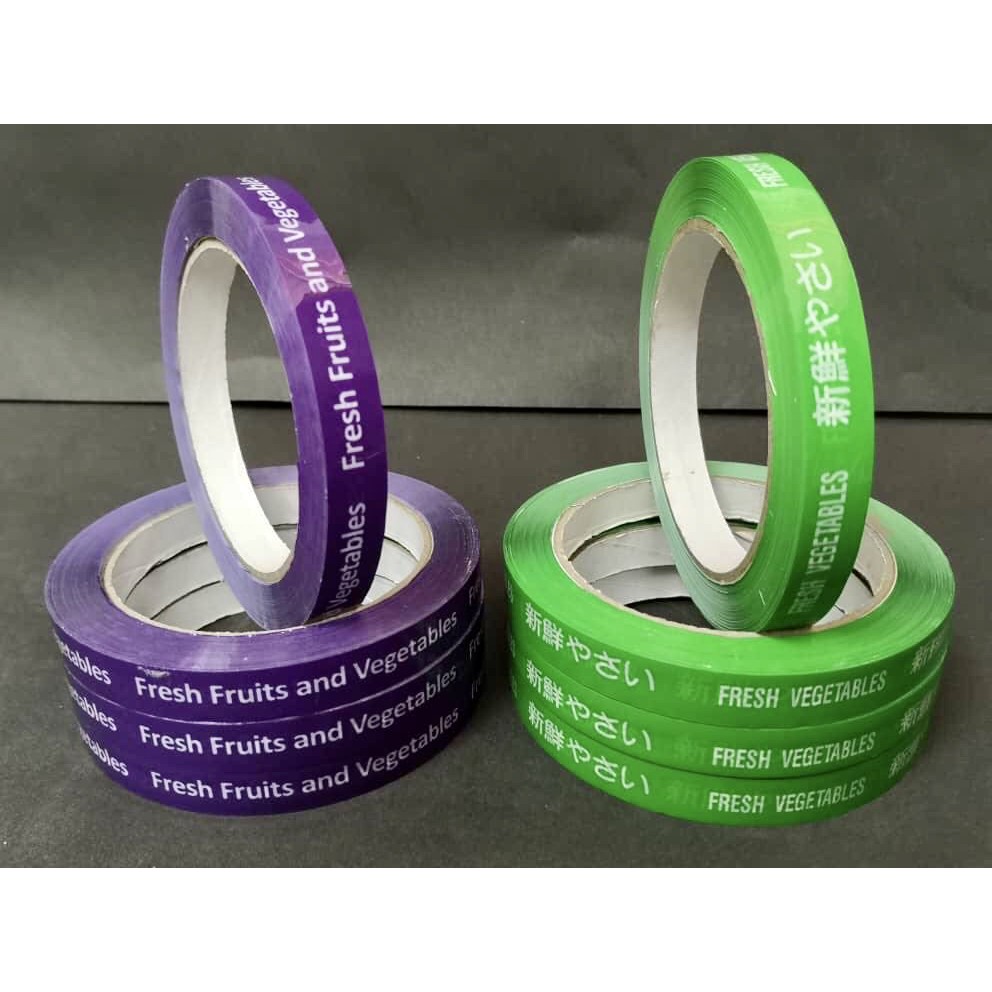 Fresh Vegetables Tape- 15mm x 100m (3.5” core) READY STOCK !!! | Shopee ...