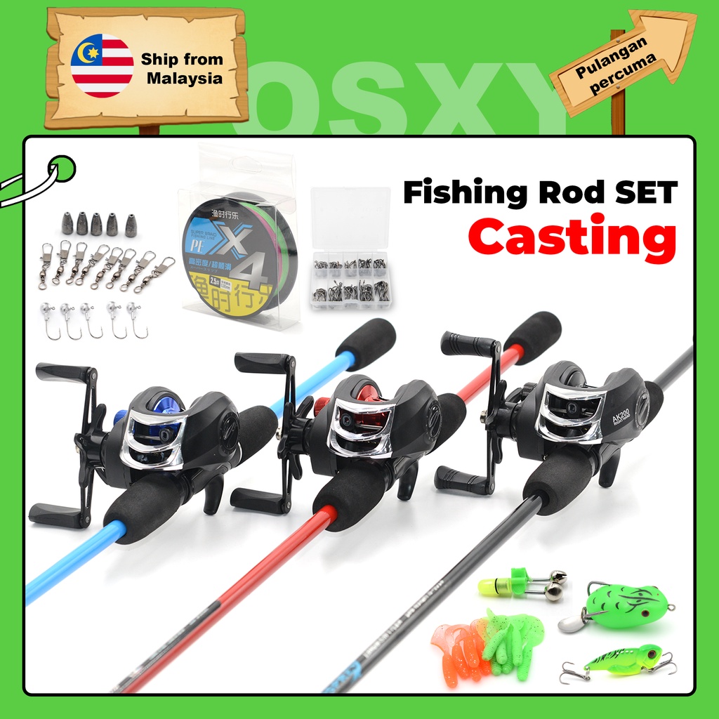 💥Hot Seller💥Fishing Rod Reel Set Highly Covered with Carbon Joran ...