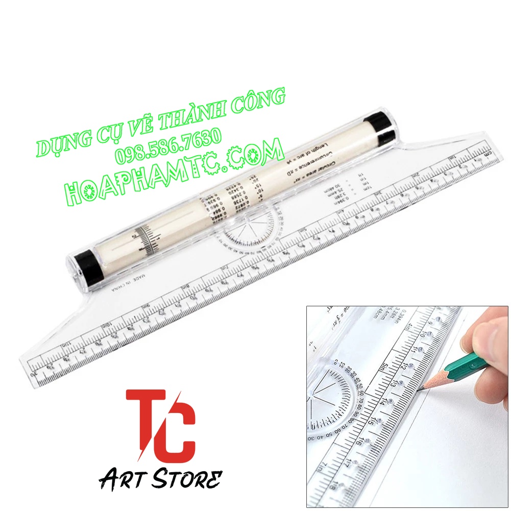 Technical drawing ruler, rolling ruler, rolling ruler 20cm, 30cm ...