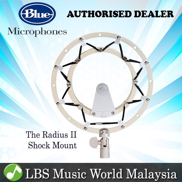 Blue Microphones The Radius II Shock Mount with Improved Hinge Design ...