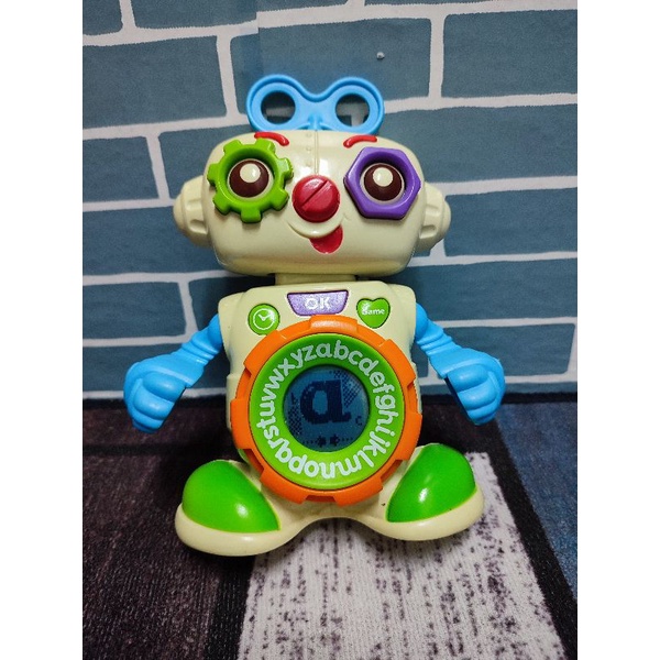 Vintage V-tech Little Cogsley Learning Robot Letter Friend Clock ...