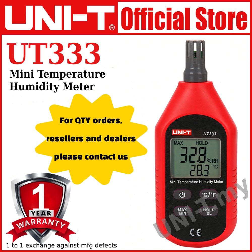 UNI-T UT333 Mini Temperature Humidity Meter | Shopee Malaysia