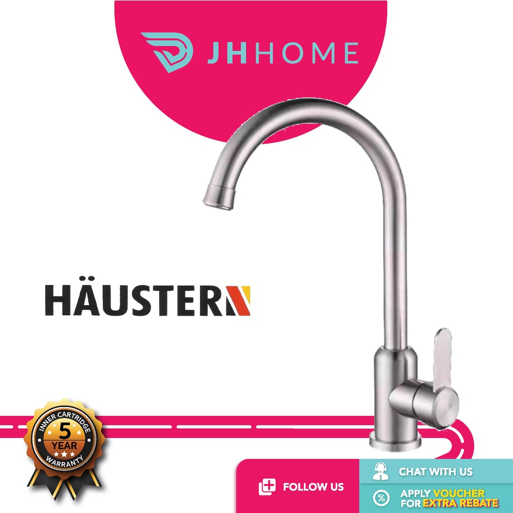 Haustern Pillar Mounted Faucet HT-STIQ-501/UP-SS / HT-STIQ-501/UW-SS ...