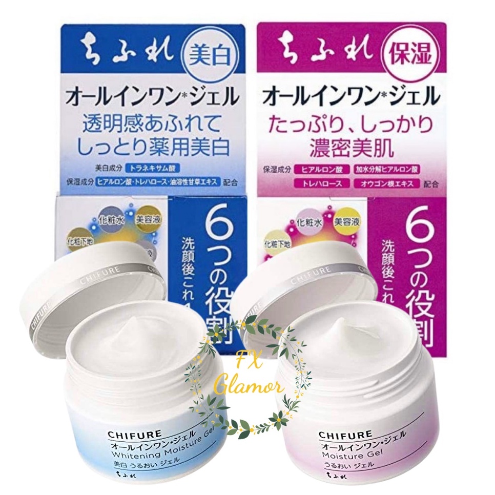 [30ML] Chifure Japan 6 in 1 moisturizing Gel - Whitening and anti-aging moisturizing Gel Date ...