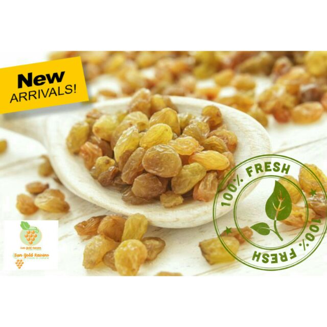 Golden Raisins/ Kismis Kuning Segar Berkualiti. | Shopee Malaysia