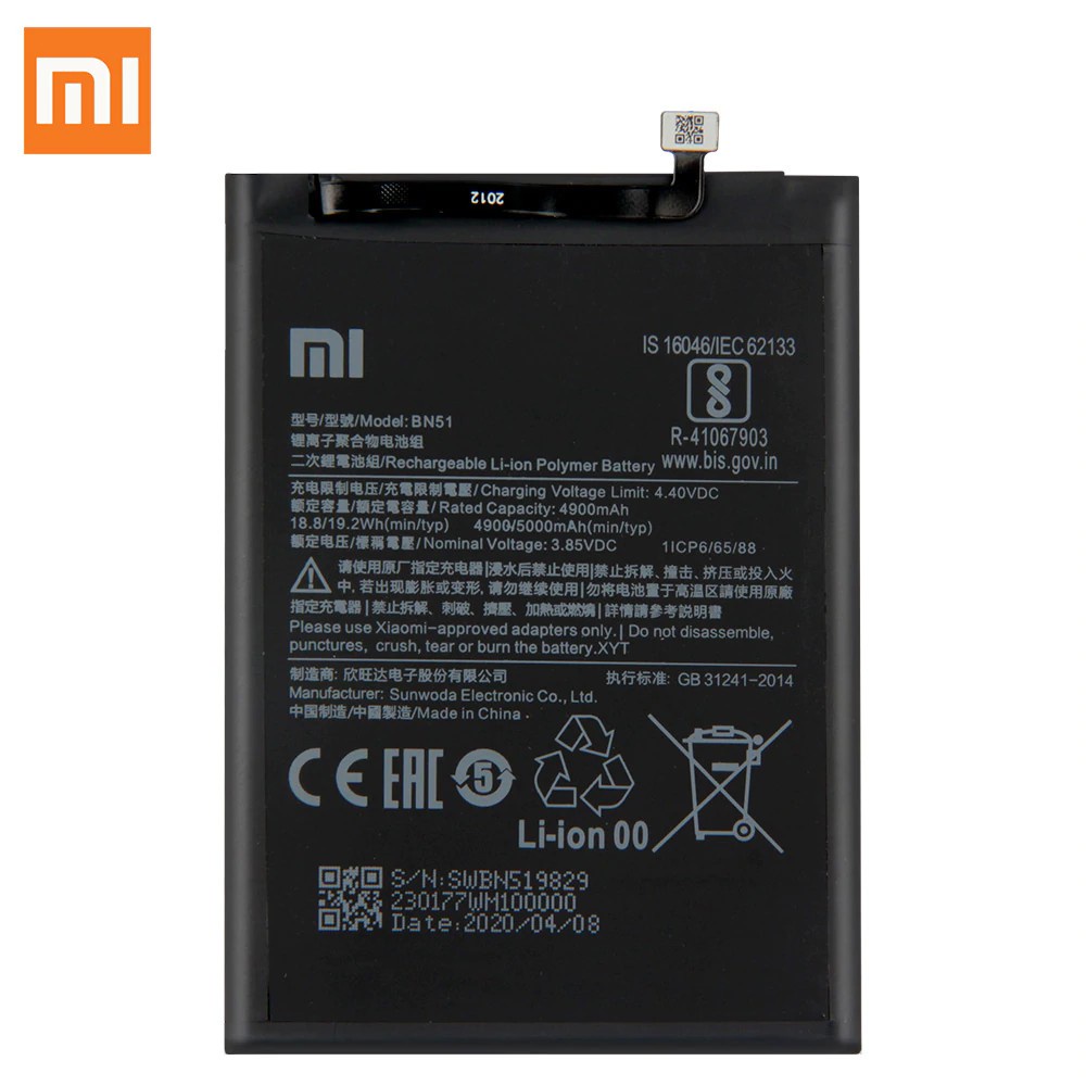 Xiaomi RedMi 8 RedMi 8A BN51 M1908C3IG H I KG Battery 5000mAh RedMi8a ...