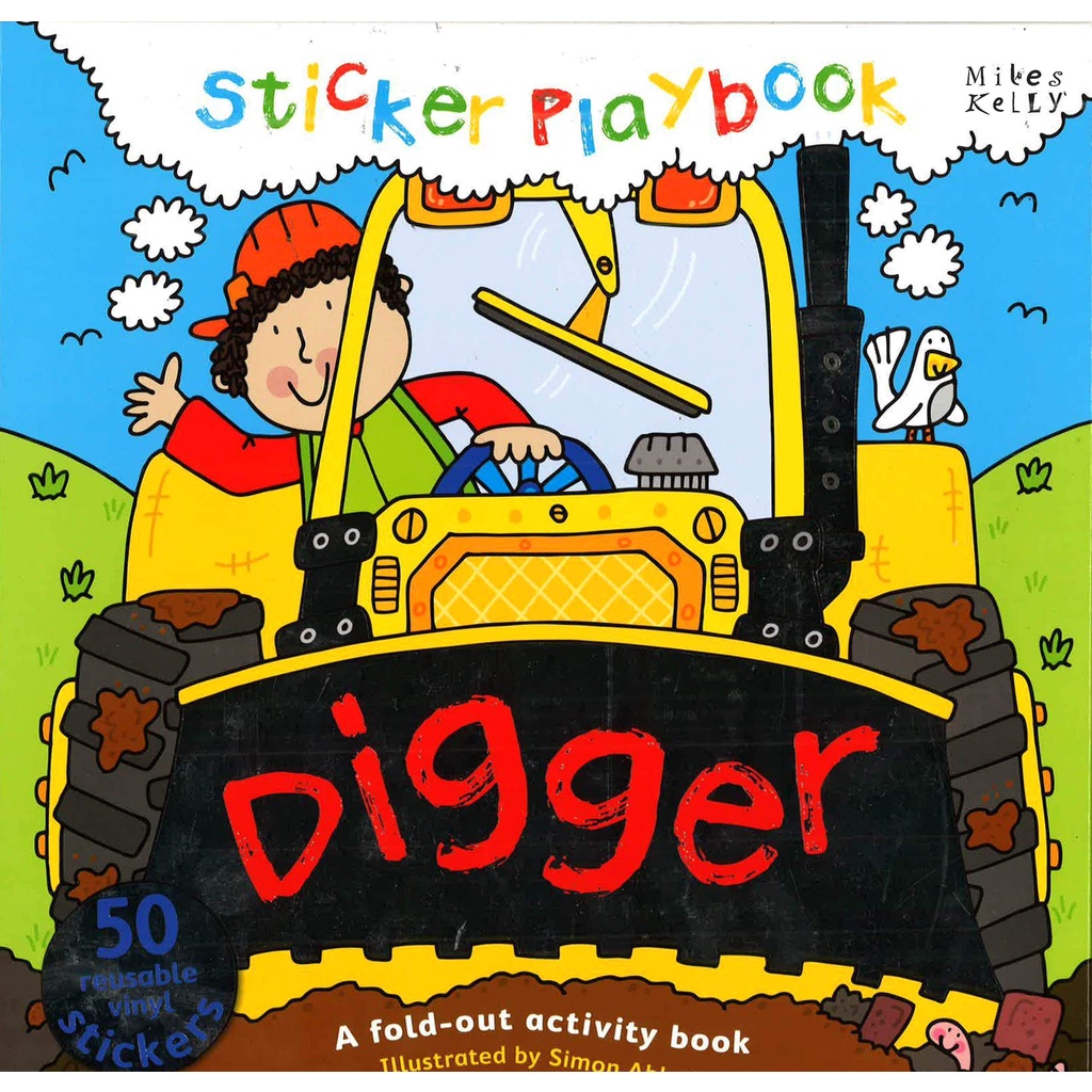 (BX) Sticker Playbook: Digger (ISBN:9781782090700) | Shopee Malaysia
