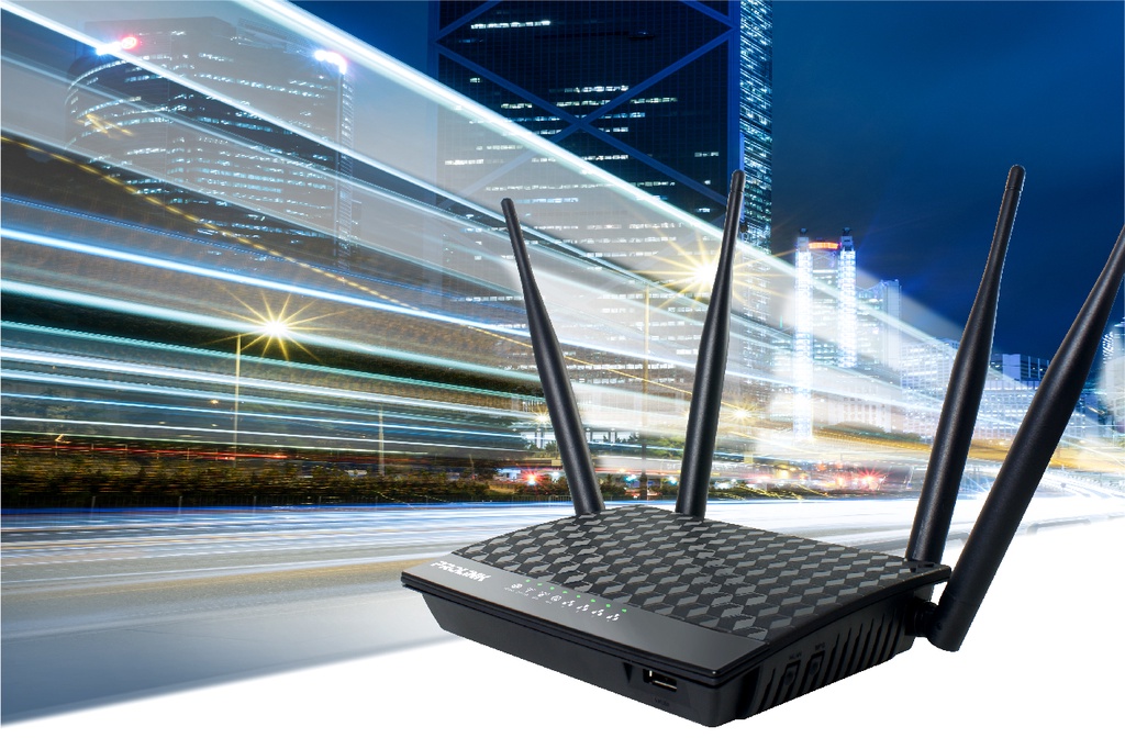 Prolink Wireless AC1200 Gigabit Router/Extended WiFi Coverage Fiber ...