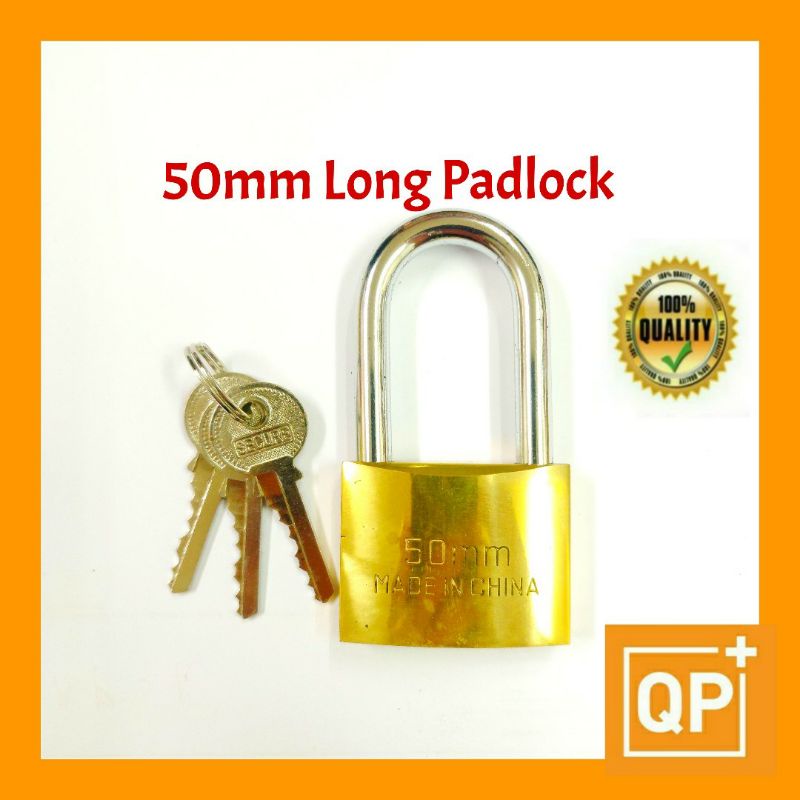 LONG PADLOCK SOLID BRASS PADLOCK LUGGAGE LOCK MANGGA TEMBAGA KUNCI ...