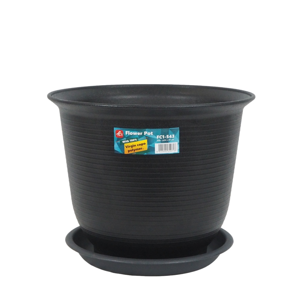 Ms.Me Diameter 41cm High Quality Round Liner Texture Flower Pots With ...