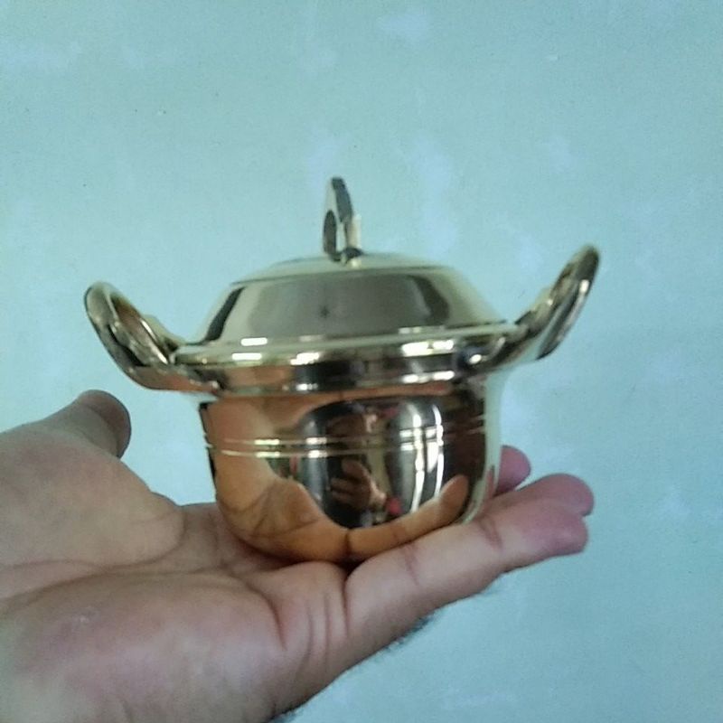 Traditional brass pot periuk tembaga bertudung | Shopee Malaysia