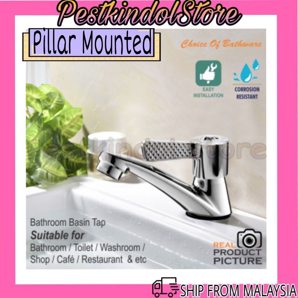 SINOR PLUS SP-5006 "Paip Sinki Bilik Air BATHROOM BASIN TAP PILLAR ...