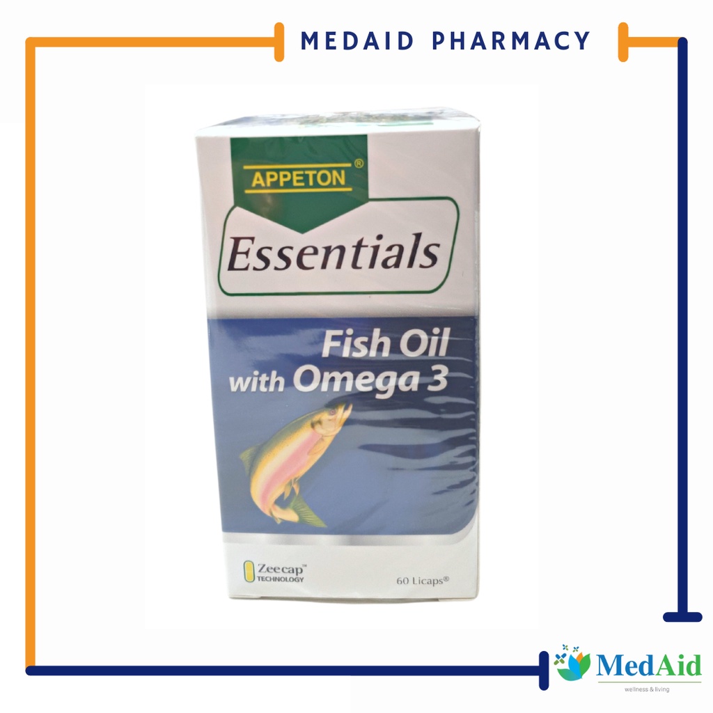 Appeton Essentials Fish Oil with Omega 3 60's | Shopee Malaysia