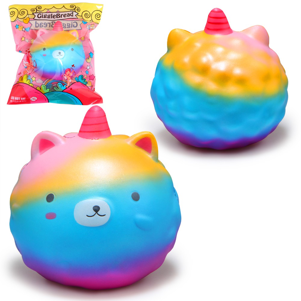 Squishy 12CM Jumbo Soft Slow Rising Rainbow Squishy Kawaii Unicorn toy ...