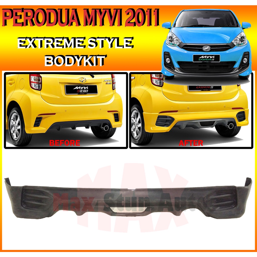 PERODUA MYVI LAGI BEST EXTREME BODYKIT (EXTREME) FOR MYVI 2011-2014 ...
