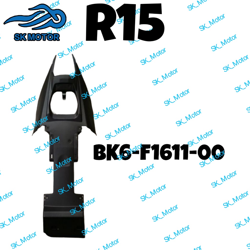 Yamaha YZF-R15 R15 V3 Original Inner Cover Full Set / Kaver Hitam Mud ...