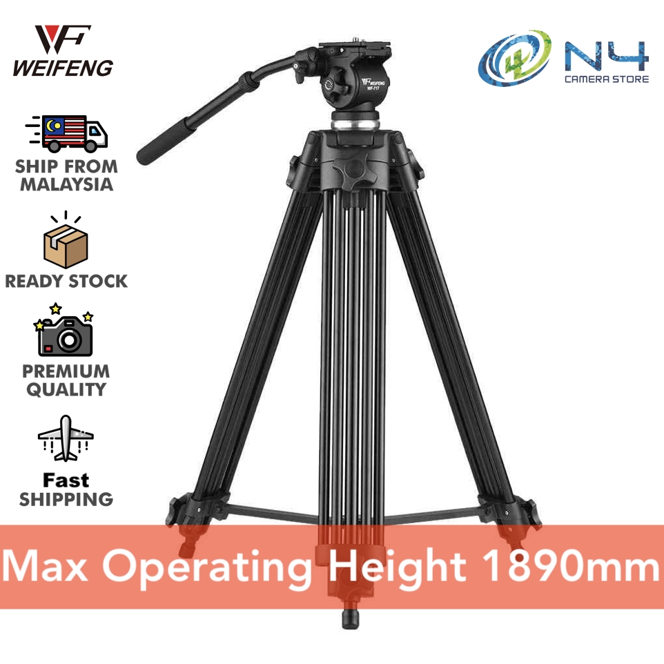 Weifeng WF-717 / WF717 1.8 meters 180CM Tripod Video Tripods ...