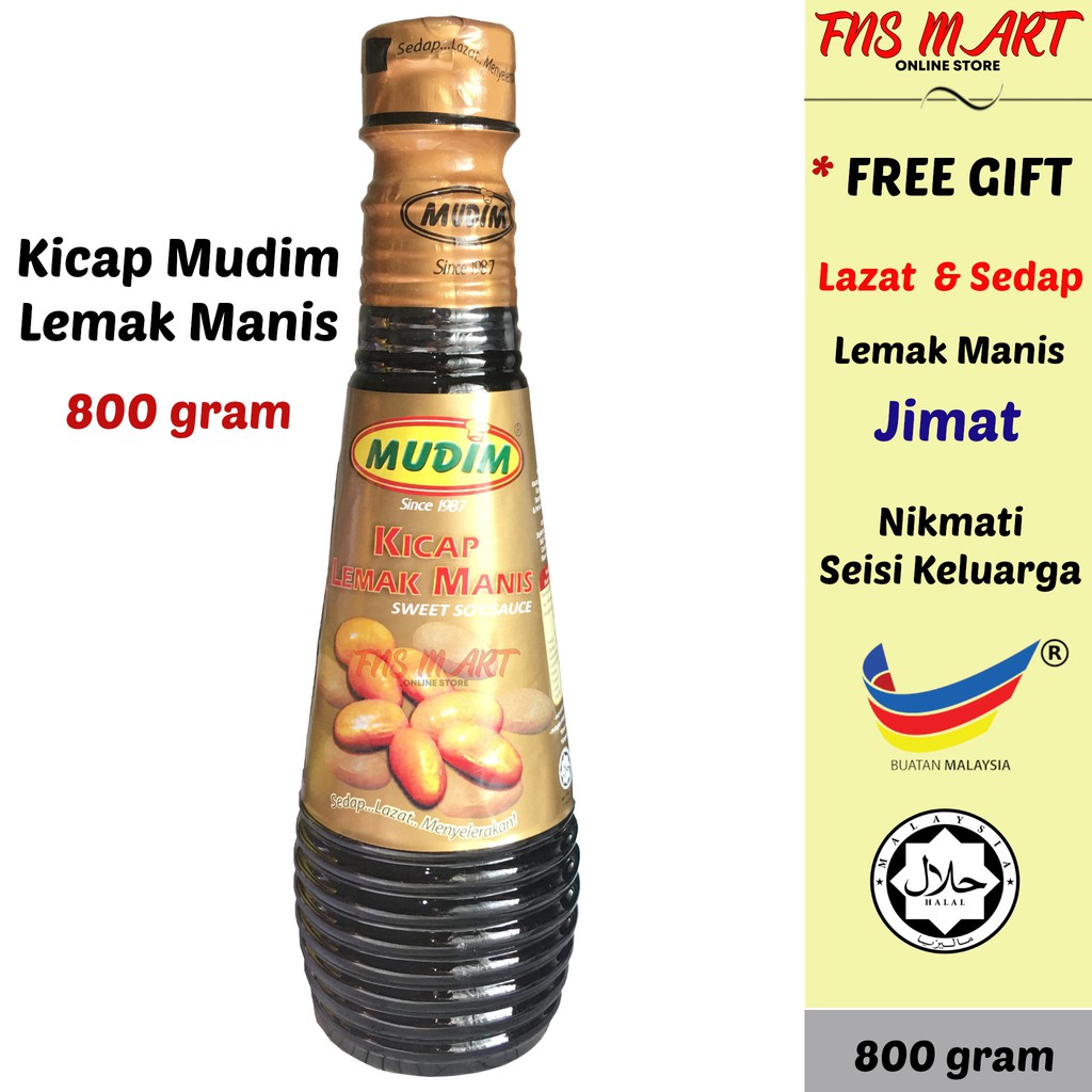 Kicap Mudim Lemak Manis 900g Sweet Soy Sauce Kicap Istimewa Buatan ...