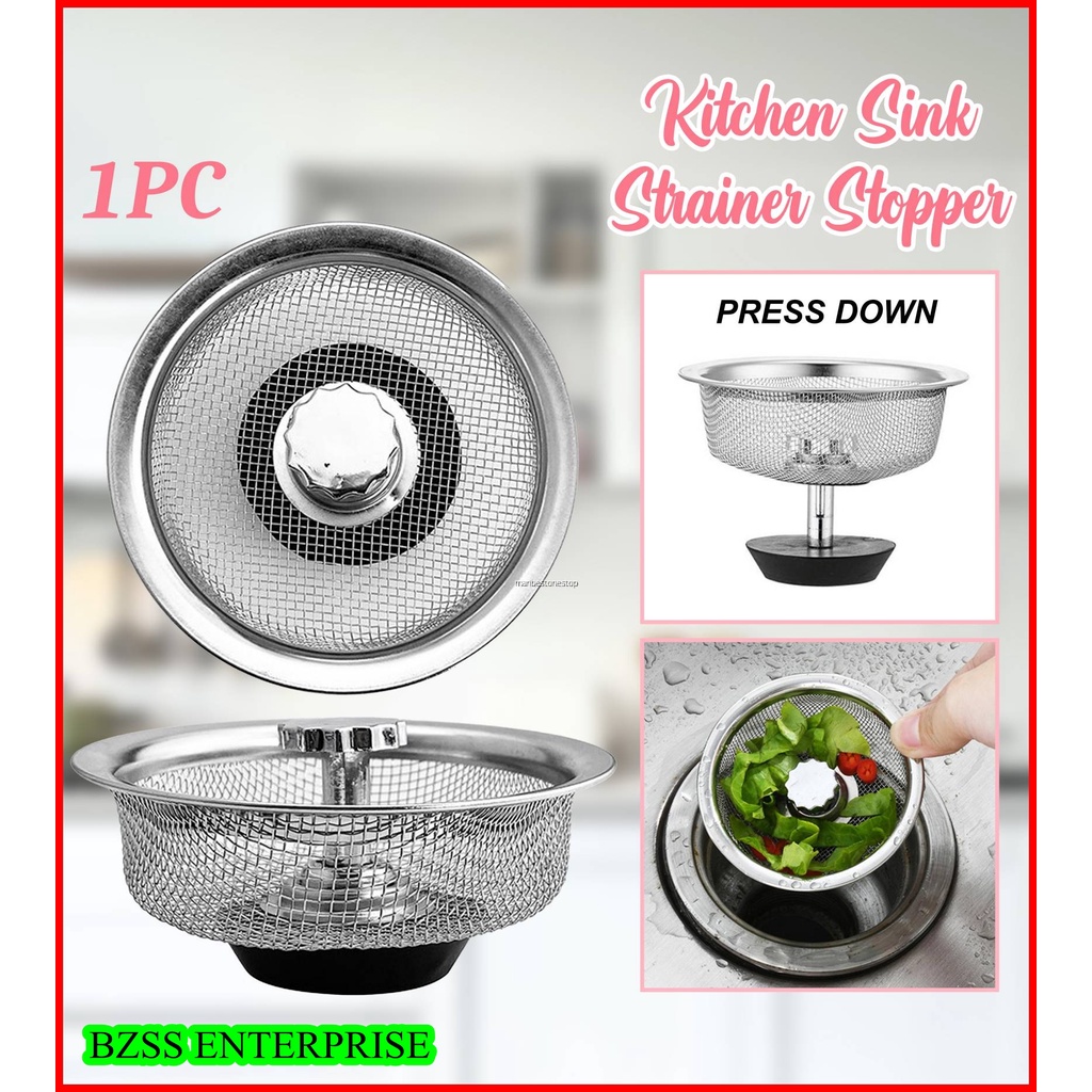 Penapis Sinki Keluli Tahan Karat Anti-Penyumbat Mesh Sink Penapis ...
