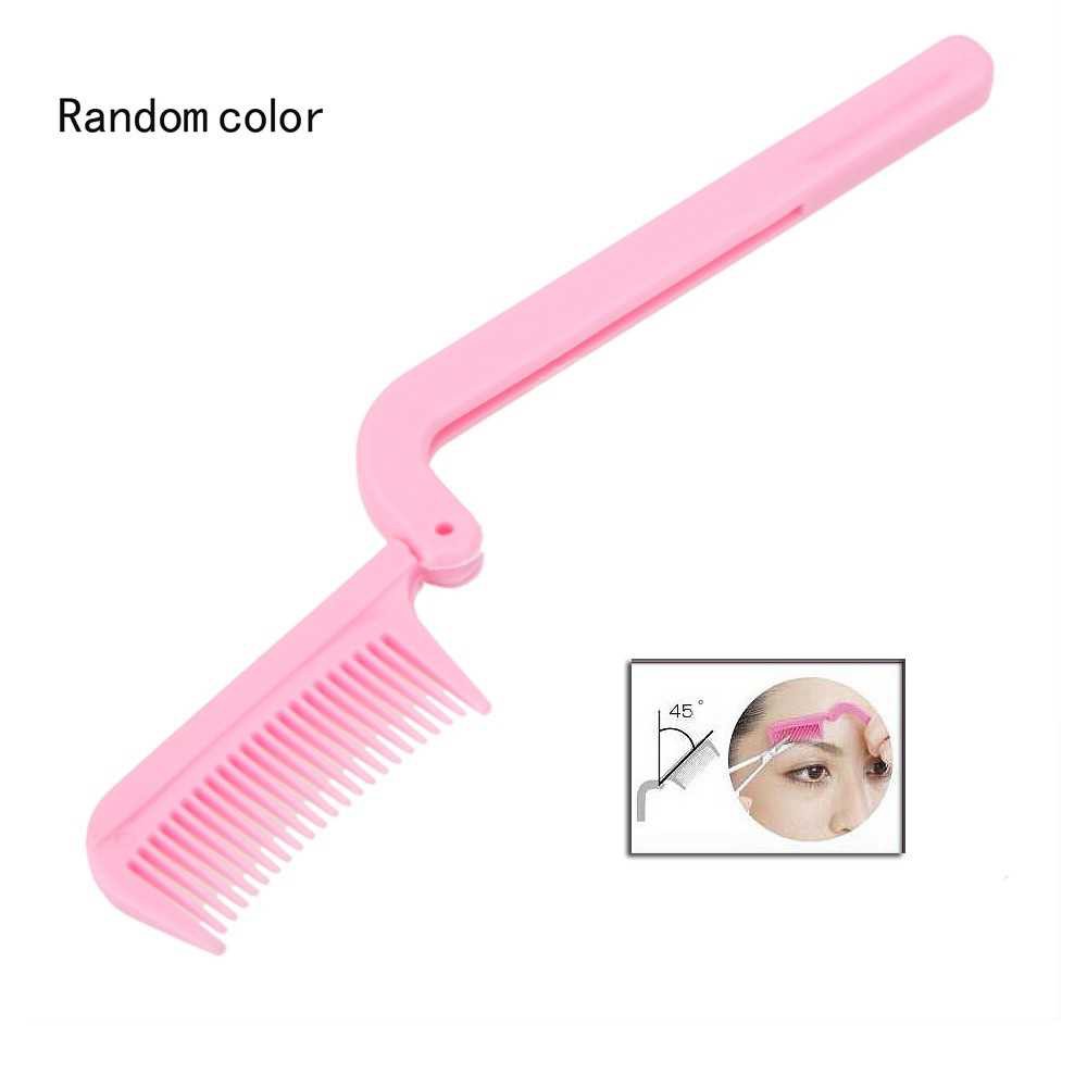 Cosmetic Makeup Foldable Eyebrow Comb Tool (Random Color) (Standard ...