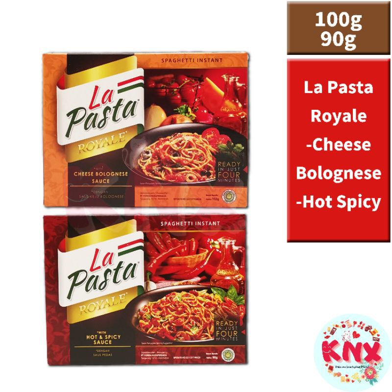 La Pasta Intant Spaghetti with sauce hot spicy , cheese ( 90g / 102g ...