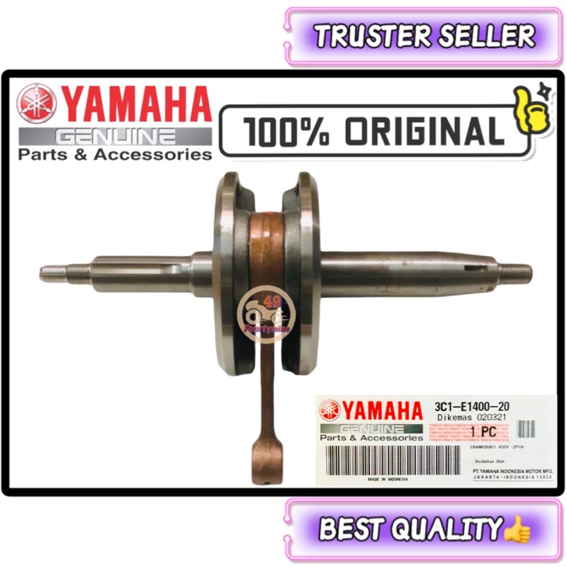 100% ORIGINAL FZ150 Y15ZR LC135 5SPEED CRANKSHAFT ASSY CRANK SHAFT | Shopee Malaysia