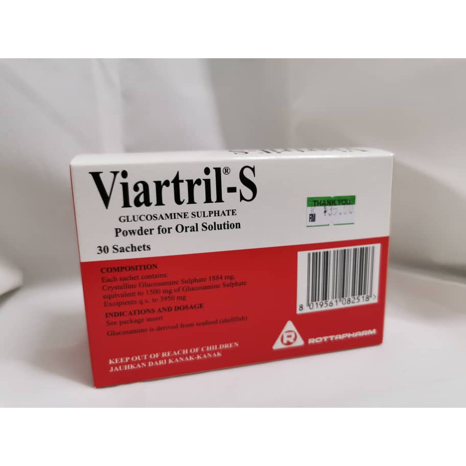 Viartril-S Powder (1500mg x 30 Sachets) exp 12/2021 | Shopee Malaysia