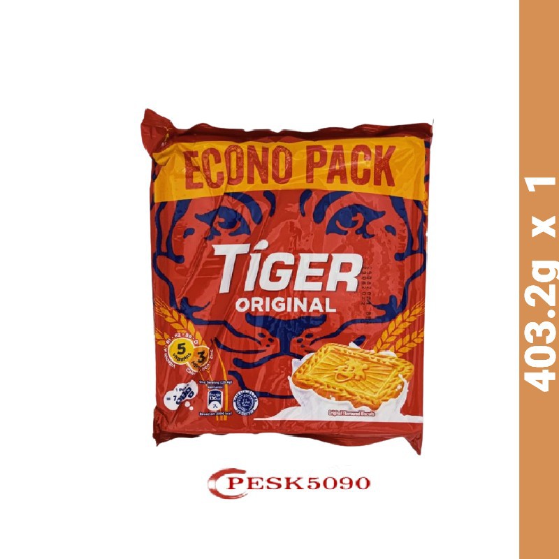 Tiger Biskut Econo Pack 403.2g (Original/Chocolate) | Shopee Malaysia