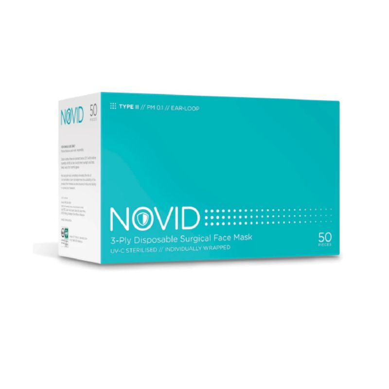 [Limited Time Sales] [100% Authentic] Novid 3-PLY Disposable Surgical ...