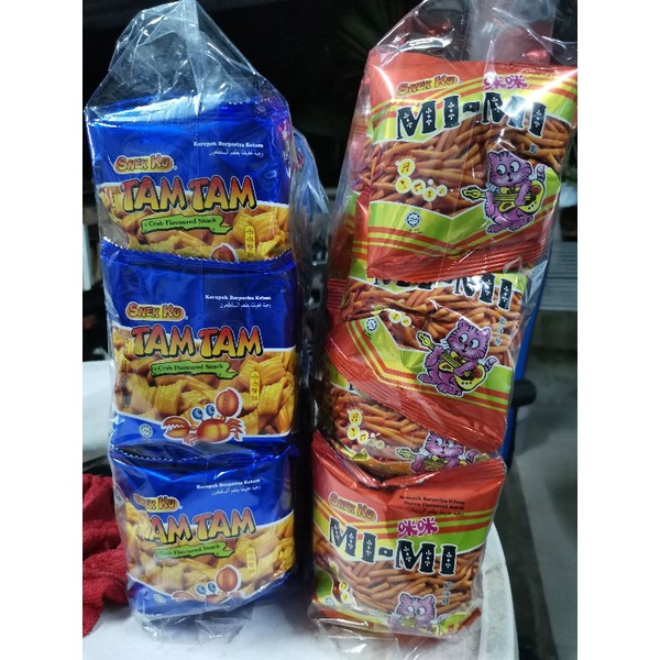 Mimi Prawn /Tam Tam Flavor Snacks 18gm 10X30 | Shopee Malaysia