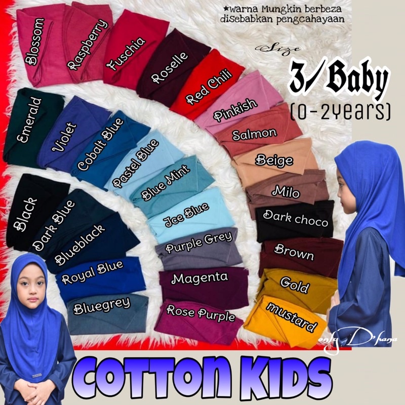 🔥READY STOCK🔥 TUDUNG SARUNG SOUK KANAK BUDAK BABY BY DHANA l 👻 | Shopee ...