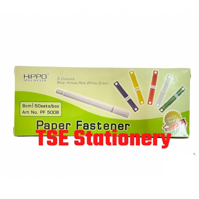 Hippo Paper Fastener 50 Sets/ Bx (8cm) PF 5008 Fasterners | Shopee Malaysia