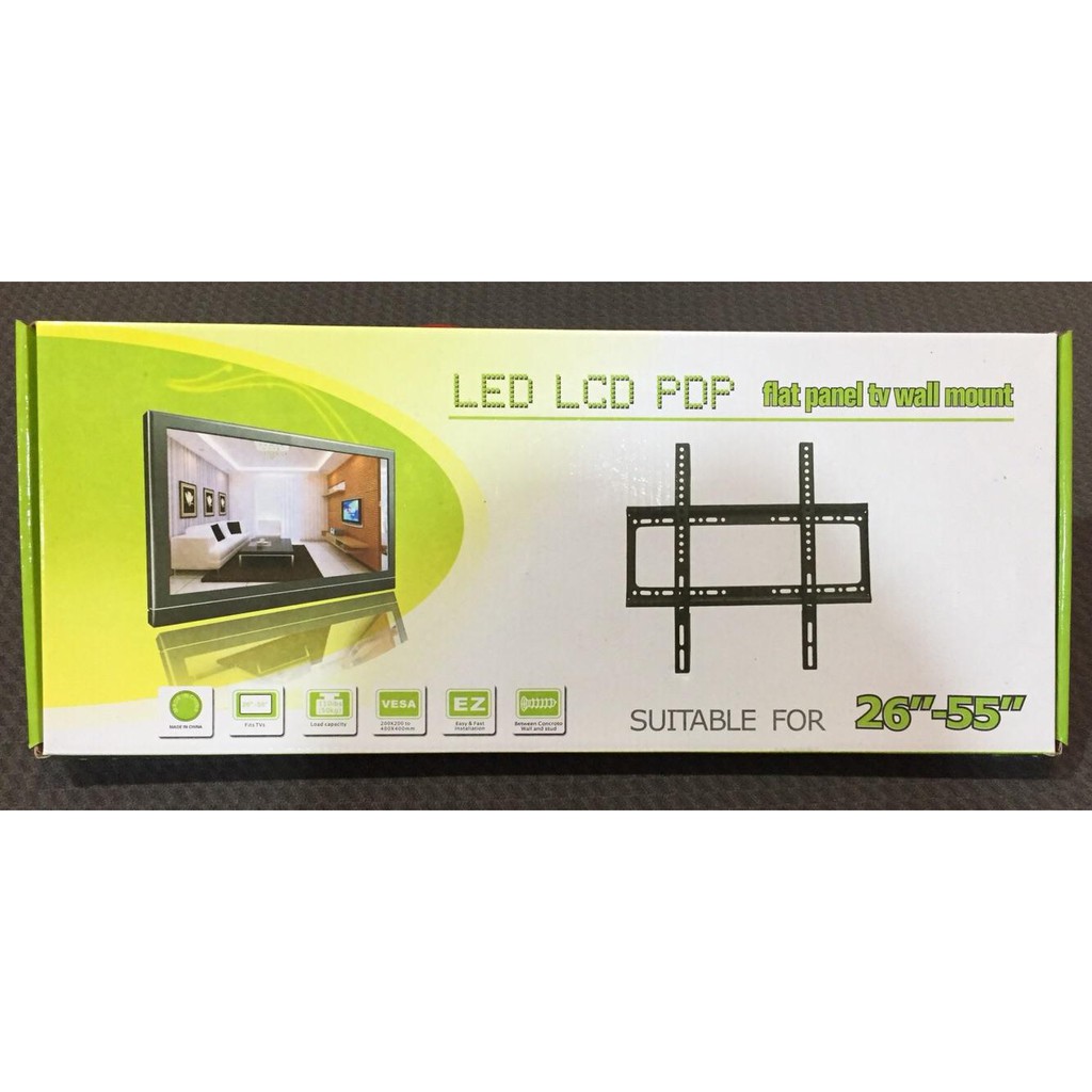 LED LCD POP FLAT PANEL TV WALL MOUNT 26"- 55" | Shopee Malaysia