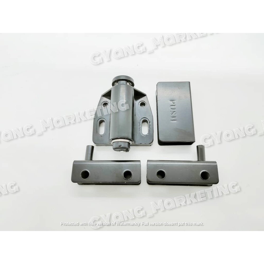 Hi-Fi Hinge Single Glass Door Magnet Black(for 3-5mm glass) | Shopee ...