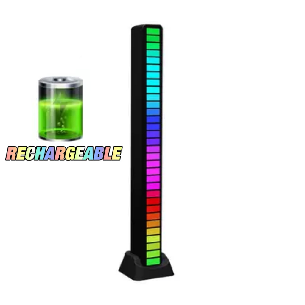 (Local Ready Stock) RGB LED Light Sound Bar Activation Rhythm Colorful ...