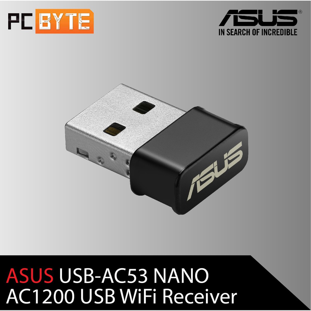 ASUS USB-AC53 NANO AC1200 Dual-Band USB Wi-Fi Adapter | Shopee Malaysia