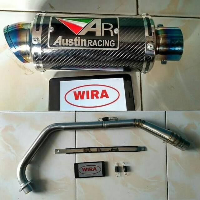 New AUSTIN Exhaust CBR150R CB150R VIXION XABRE GSX R15 VERZA BYSON ...