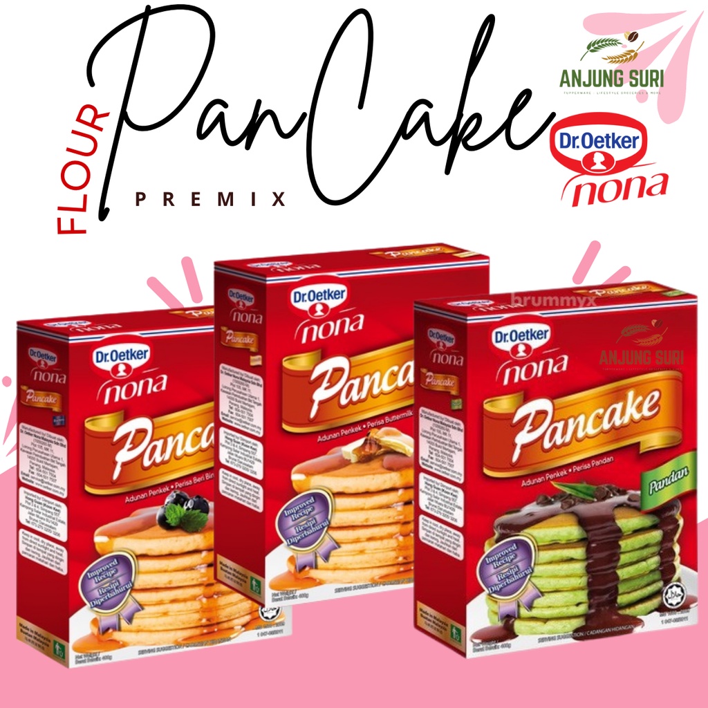 Tepung Pancakes Ready Mix Pancake- Original / Buttermilk / Blueberry ...