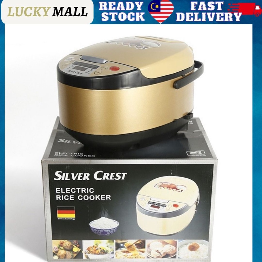 Silver Crest Rice Cooker Multifunction Smart Elektrik Periuk Nasi Sup ...