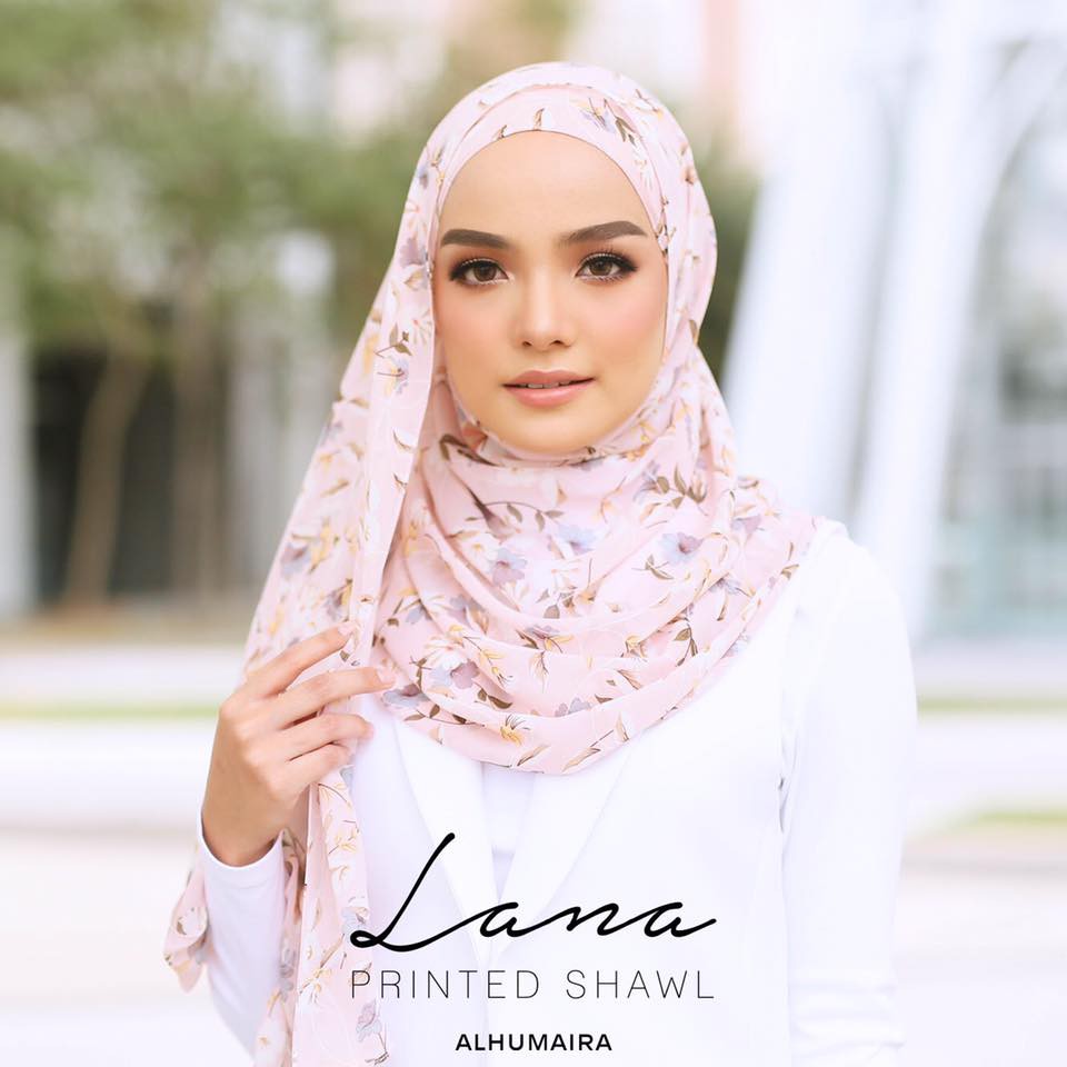 LANA PRINTED SHAWL BY ALHUMAIRA (CLEARANCE SALE) | Shopee Malaysia